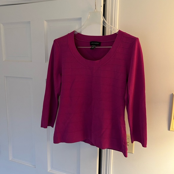 Cable & Gauge | Sweaters | Cable Gauge Womens Deep Berry Color 34 ...